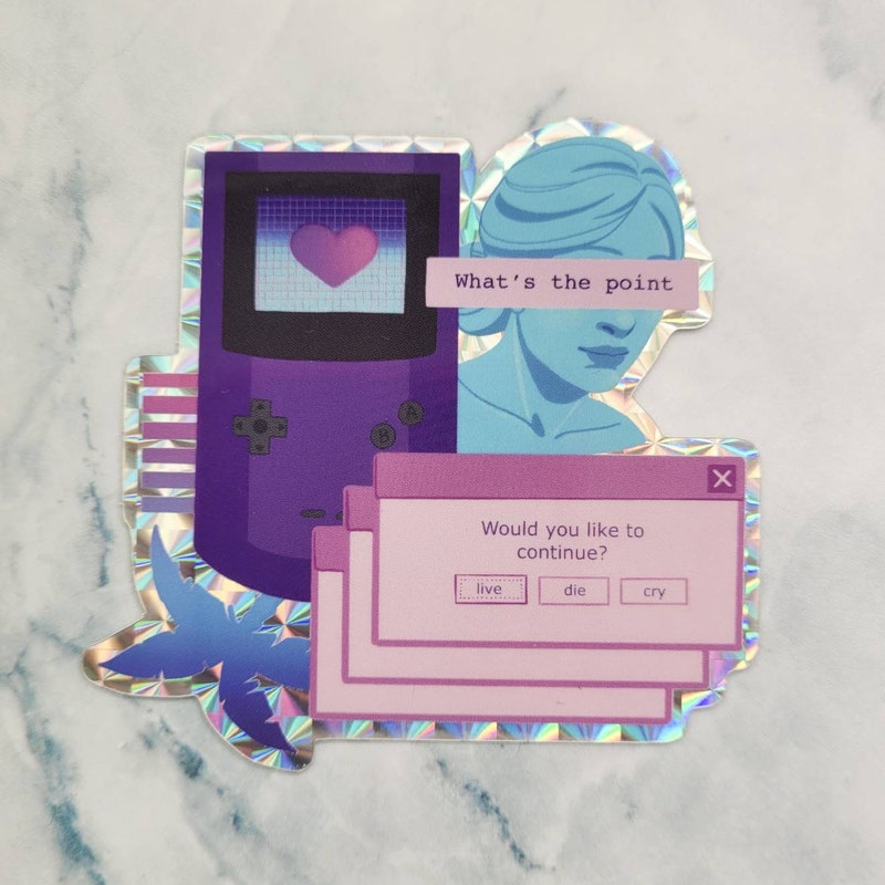 Vaporwave Sticker - Etsy