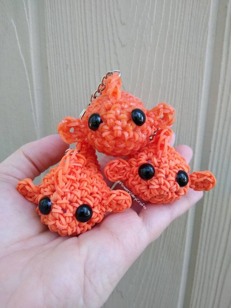 Goldfish Rainbow Loom Rubber Band Loomigurumi Squishy 3D | Etsy