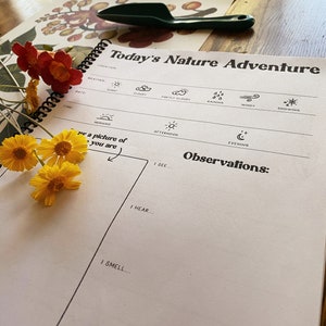 Kid's Nature Journal - Etsy
