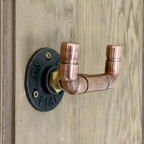 Black Pipe Coat Rack Industrial Style Free Standing Metal | Etsy UK