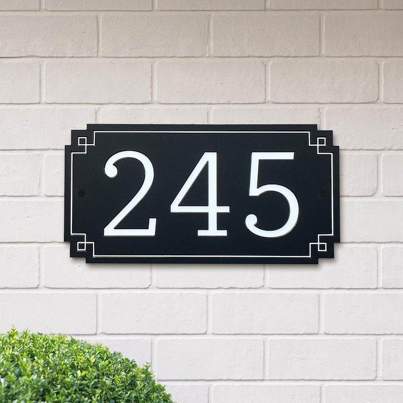 Craftsman Address Plaque - Etsy