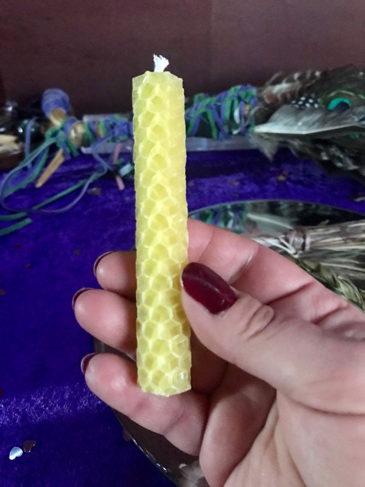 Cleansing & Protection Altar Kit: Sweetgrass, Wax Candle, Feather ...