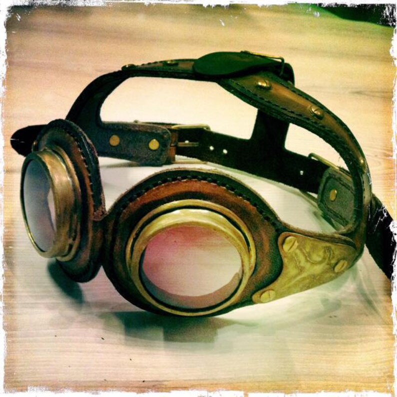 Owl Eyes Goggles / Special Steampunk Goggles / Bard & Jester - Etsy UK