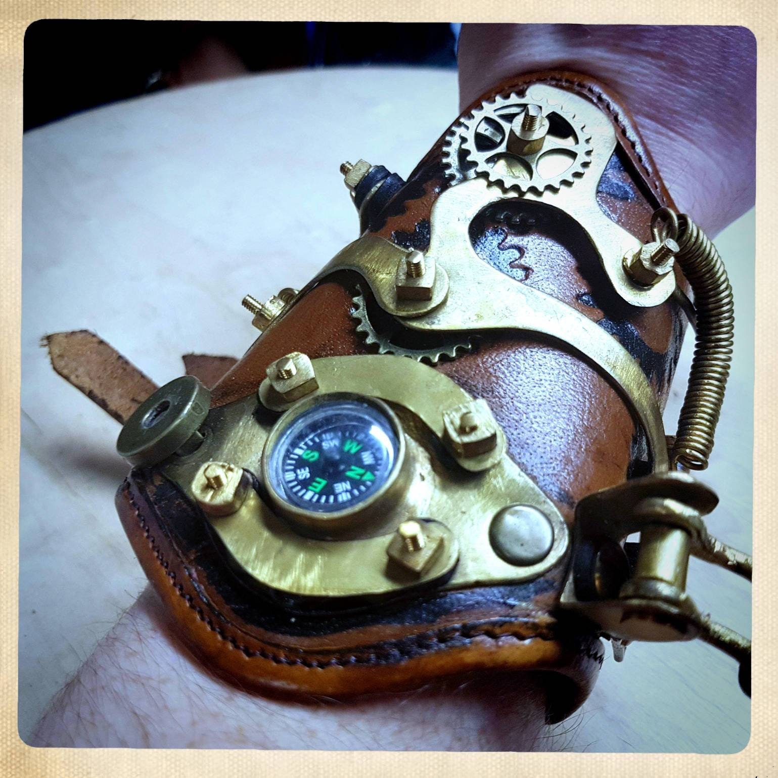 Deluxe Steampunk gyro Generator Cuff Steampunk | Etsy