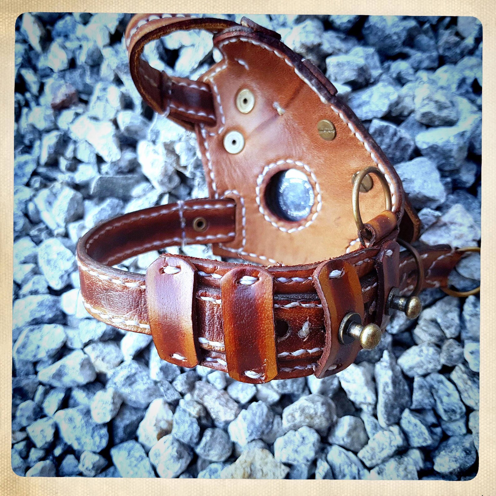Steampunk Cuff With Watch Handmade Cuff Vegetanned Hand - Etsy