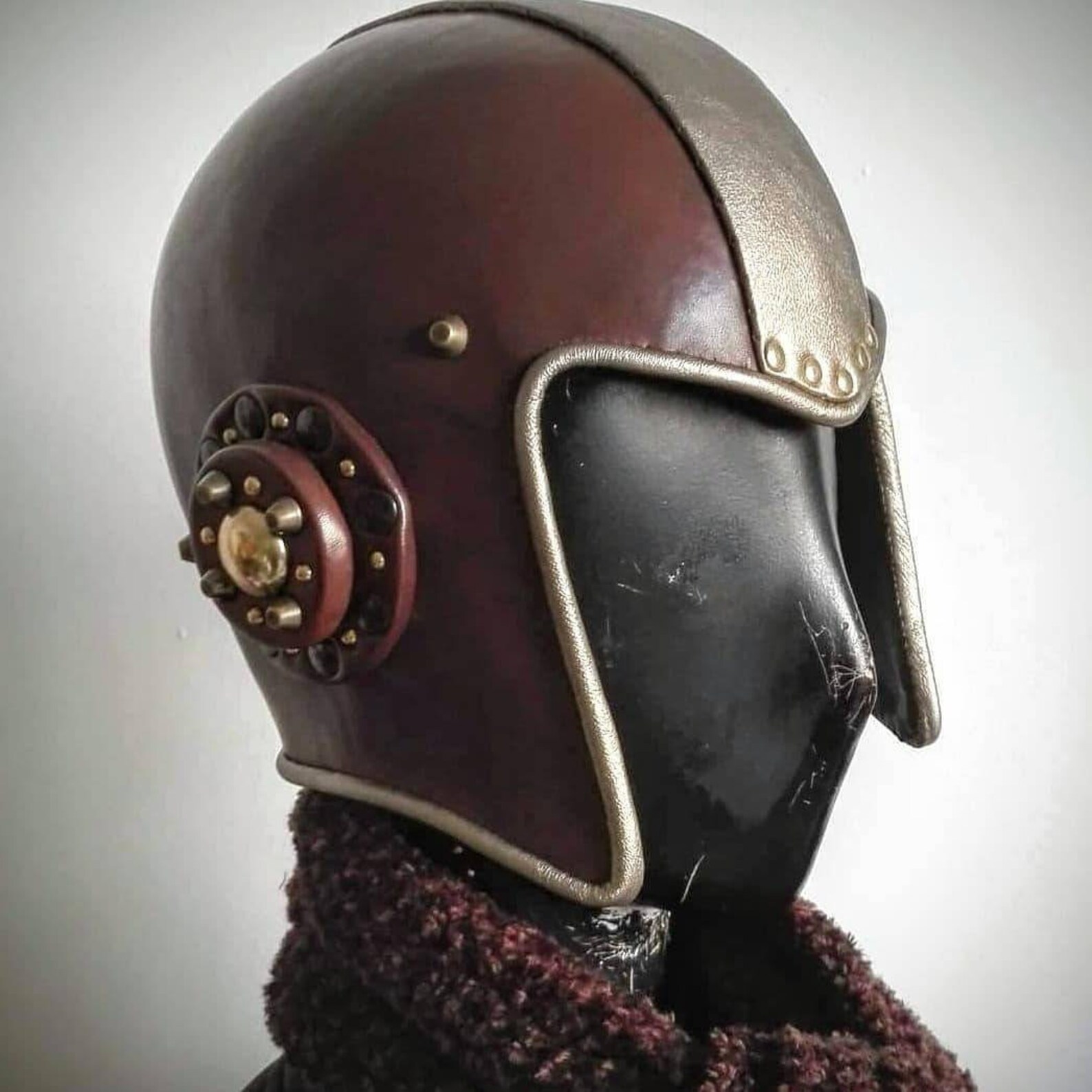Helmet Steampunk Helmet Fantasy Helmet Burning Man - Etsy
