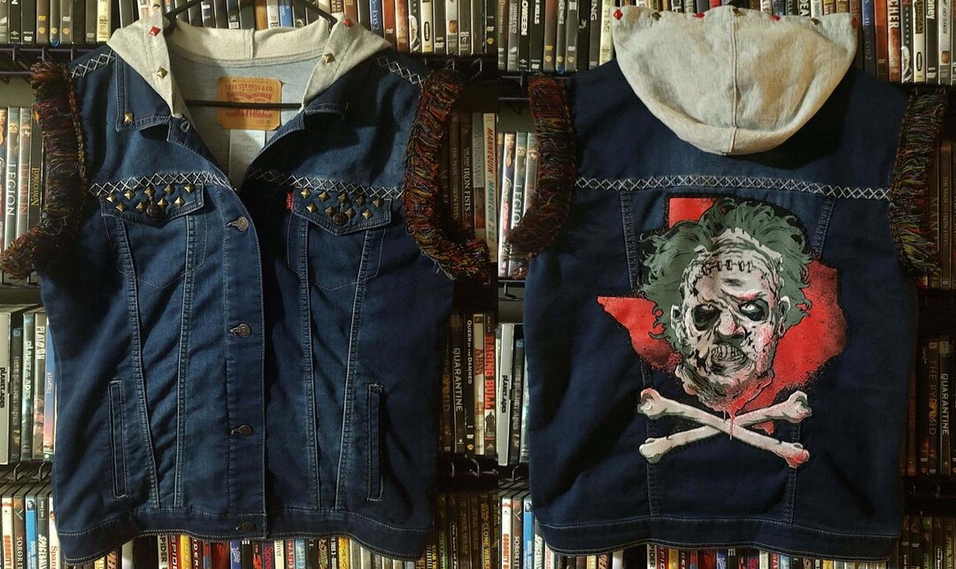 Custom/unique Denim Vest - Etsy