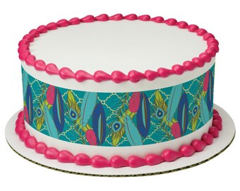 Dinosaurs Edible Cake Border Decorations Set of 3 Strips - Etsy