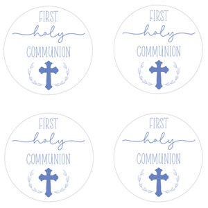 First Communion Edible Cupcake Topper Decorations, Custom Pre-cut ...
