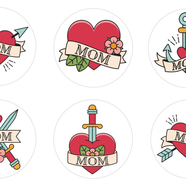 Tattoo Cake Topper - Etsy