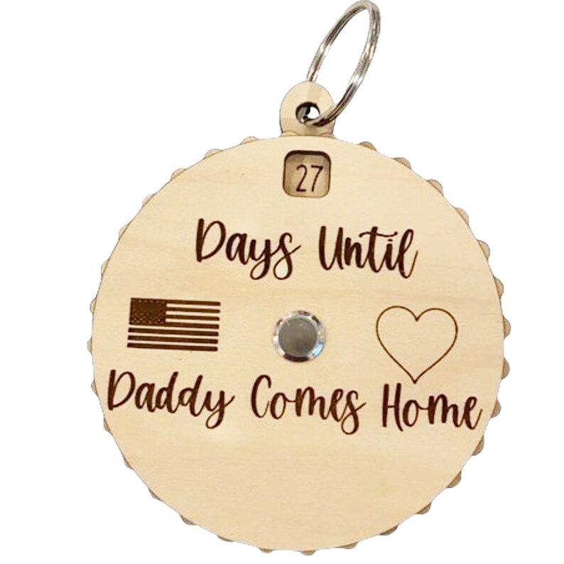 Military Reunion Countdown Spinner for Mommy/daddy - Etsy