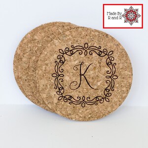 Fancy Square Monogram Coasters Perfect for Weddings and - Etsy