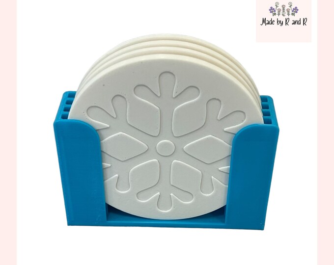 Snowflake Coaster Set Christmas Coaster Holiday Coaster Christmas Decor ...