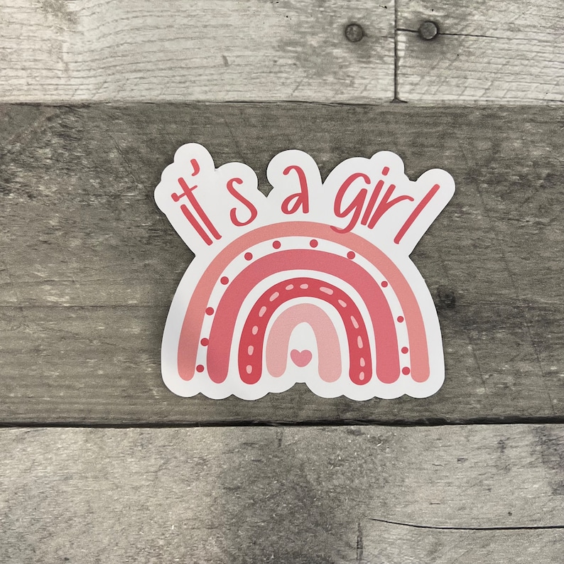 It's A Boy, It's A Girl Stickers Set of 3 (choose One) From Made by R ...