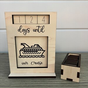 Interchangeable Wood Countdown From Made by R and R - Etsy