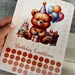 Birthday Countdown Activity Sticker (choose One) From Made by R and R ...