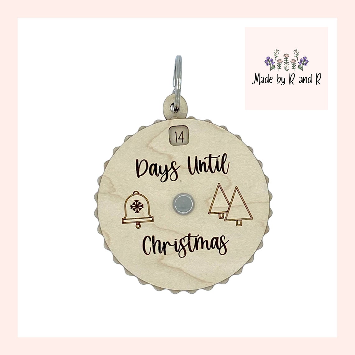 Days Until Christmas Countdown Spinner From Made by R and R - Etsy