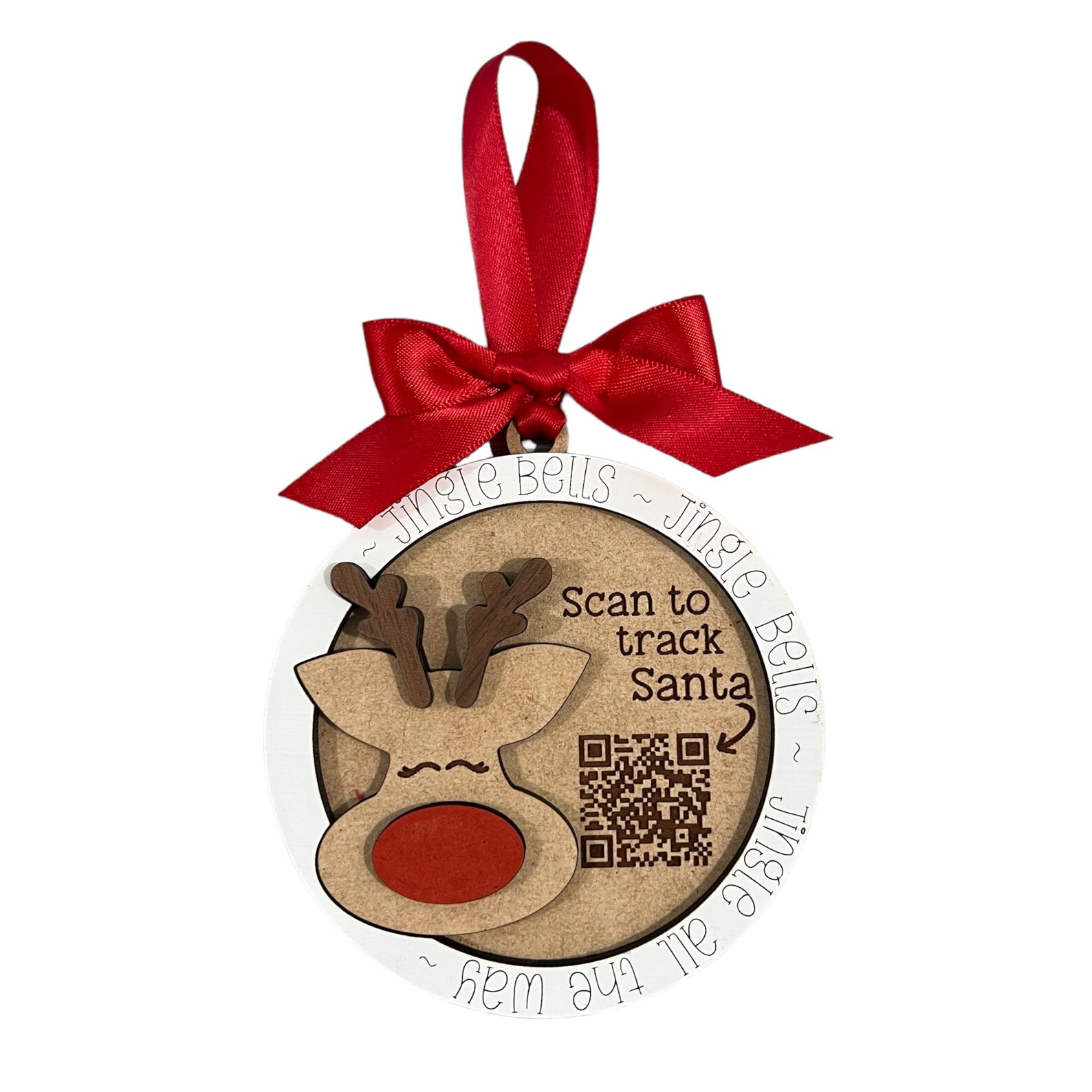 Santa Tracker Ornaments (choose One) From Made by R and R - Etsy