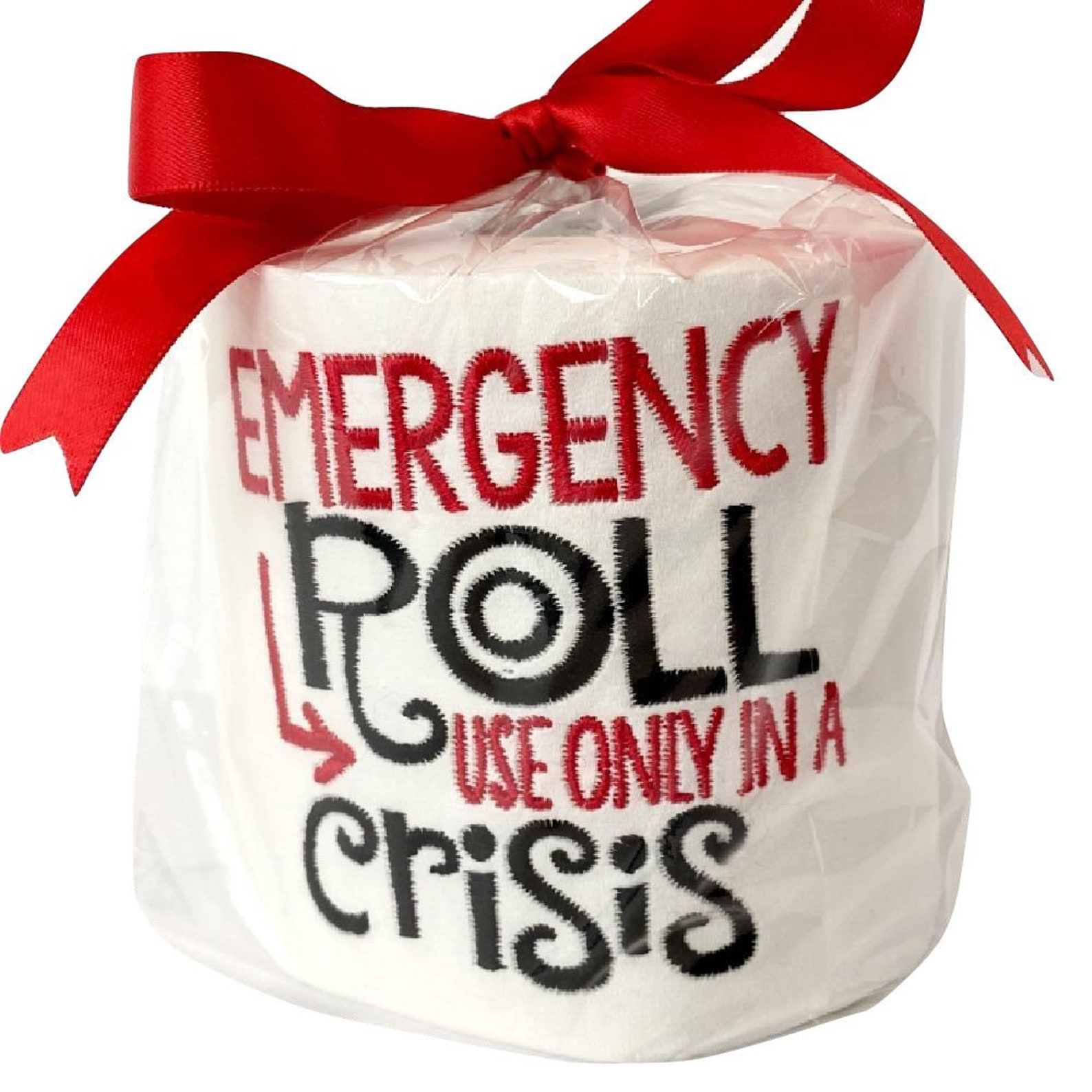 Emergency Roll Use Only in A Crisis Funny Embroidered Toilet - Etsy