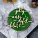 Christmas Place Setting Wood Words (set of 4) From Made by R and R - Etsy