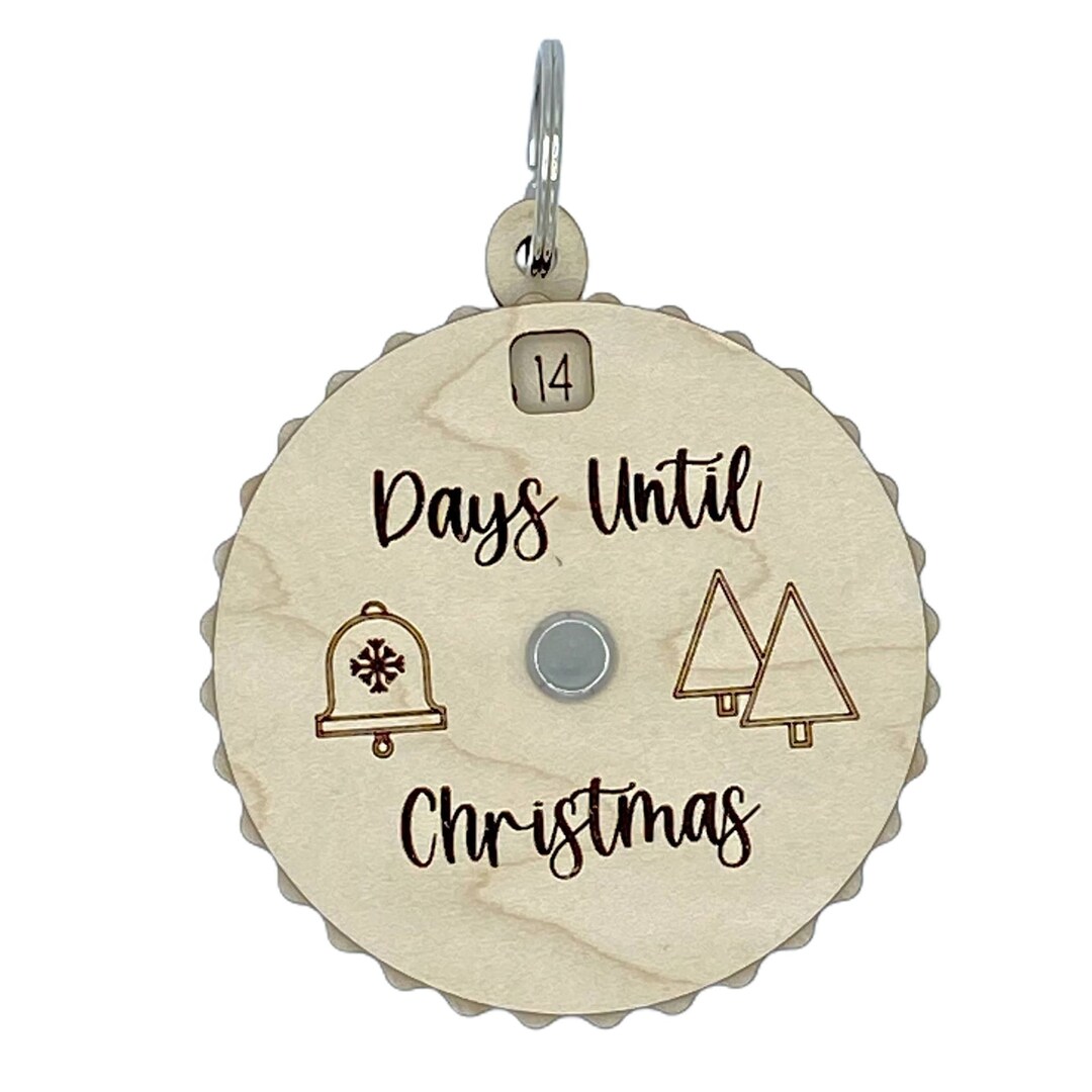 Days Until Christmas Countdown Spinner - Etsy