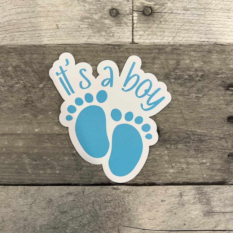 It's A Boy, It's A Girl Stickers Set of 3 (choose One) From Made by R ...