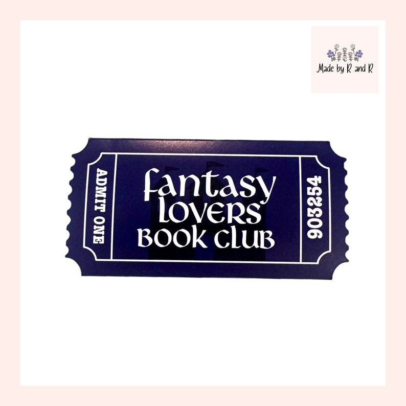 Book Club Stickers (choose One) From Made by R and R - Etsy
