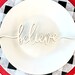 Christmas Place Setting Wood Words (set of 4) From Made by R and R - Etsy