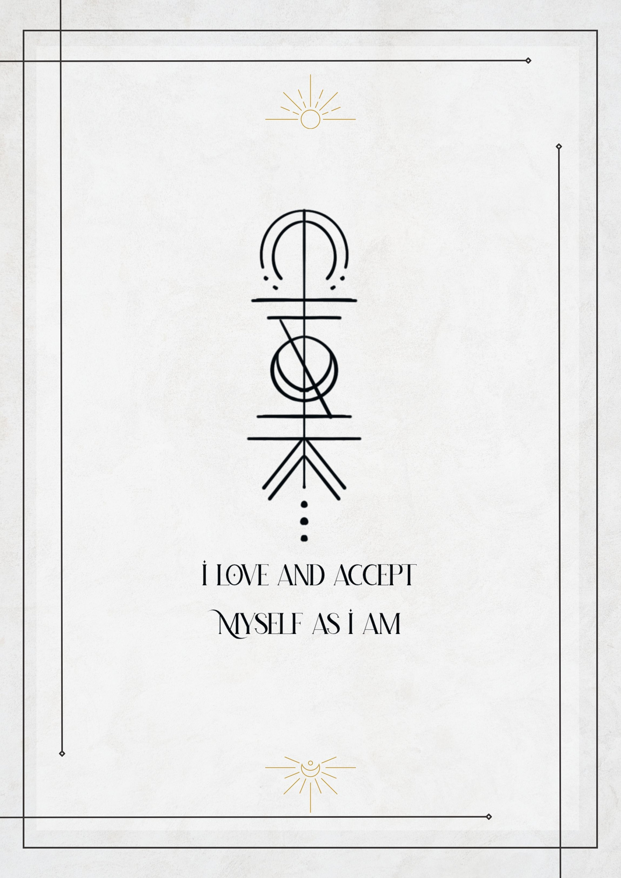 Sigils for Self Love, Abundance and Protection - Etsy