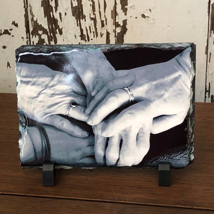 Photo Slate Rock Plaque 5 by 7 Inches Custom 5x7 Chiseled - Etsy