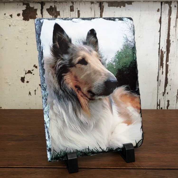 Photo Slate Rock Plaque 5 by 7 Inches Custom 5x7 Chiseled - Etsy