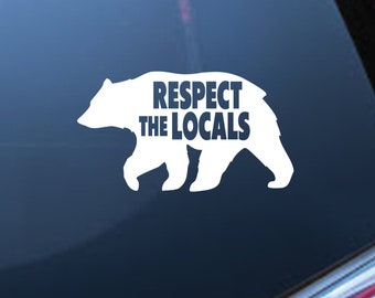 Bear Check I057 8 Sticker Decal Yellowstone Black - Etsy