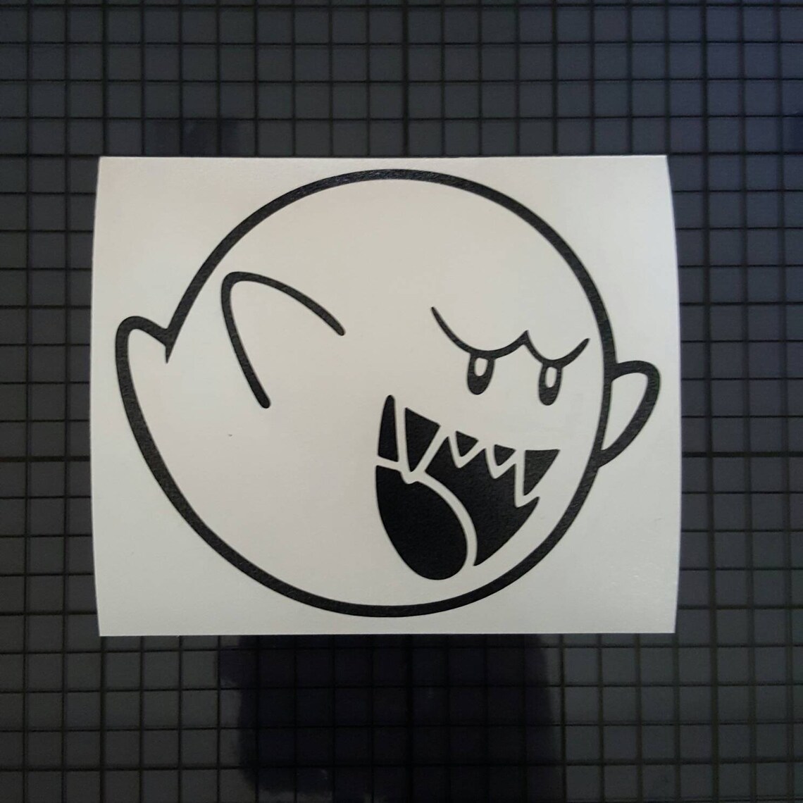 Nintendo Decal Super Mario Brothers Ghost Outline Design - Etsy