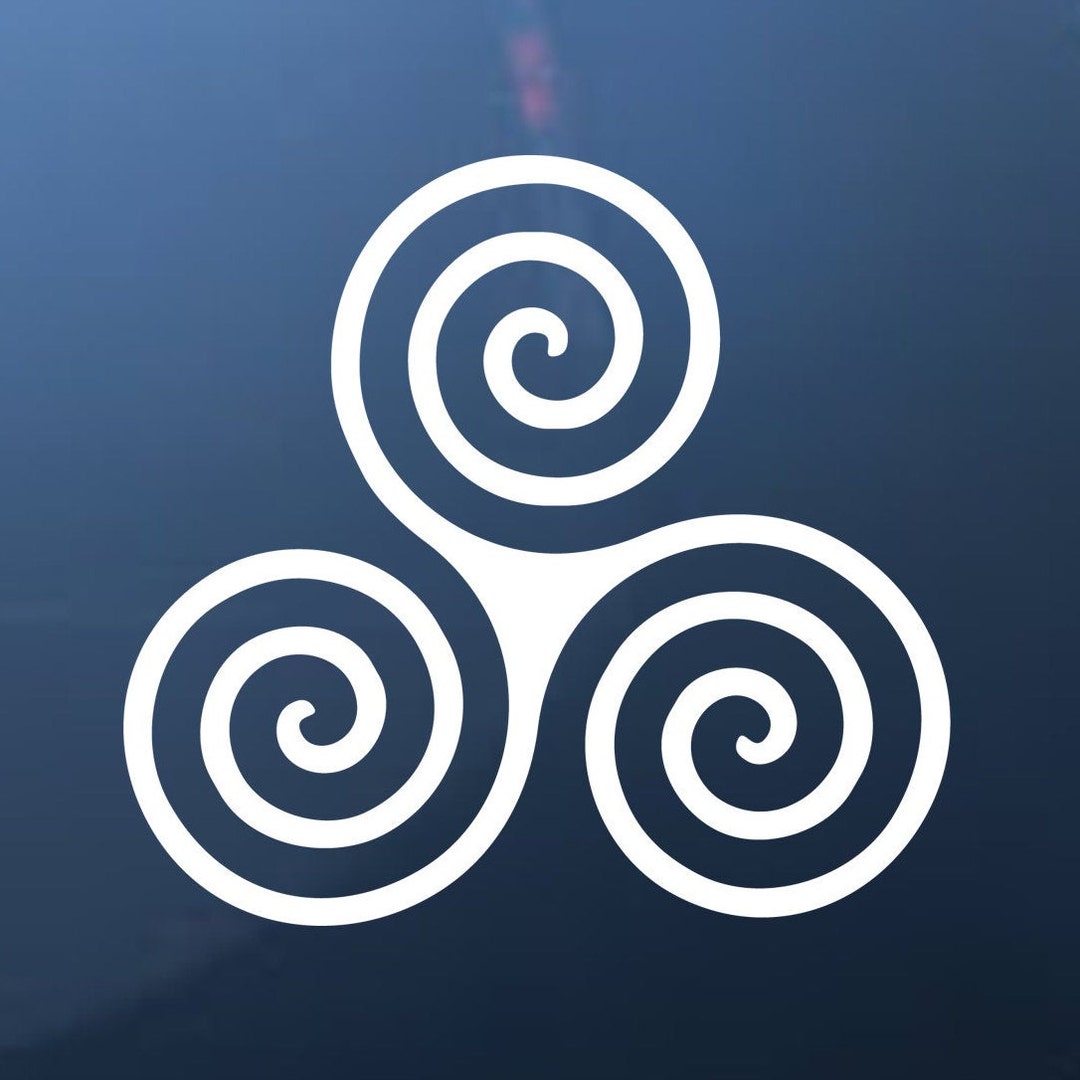 Celtic Triskelion Decal | Sticker - Etsy