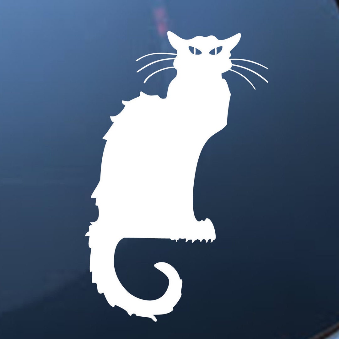 Chat Noir Decal 18 Colors & Multiple Sizes - Etsy