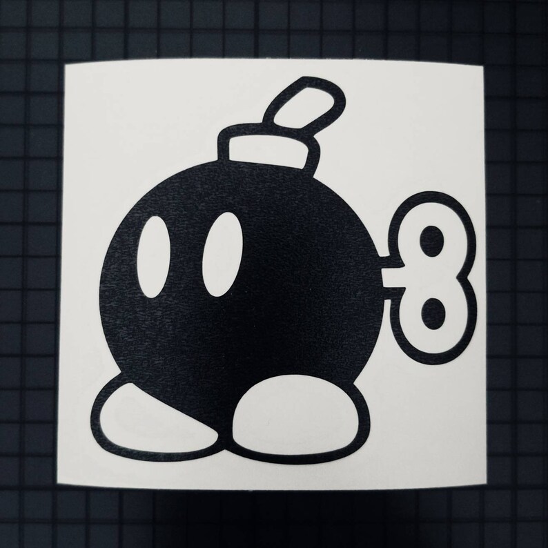 Super Mario Bros. Bob-omb Decal 18 Colors & Multiple Sizes | Etsy
