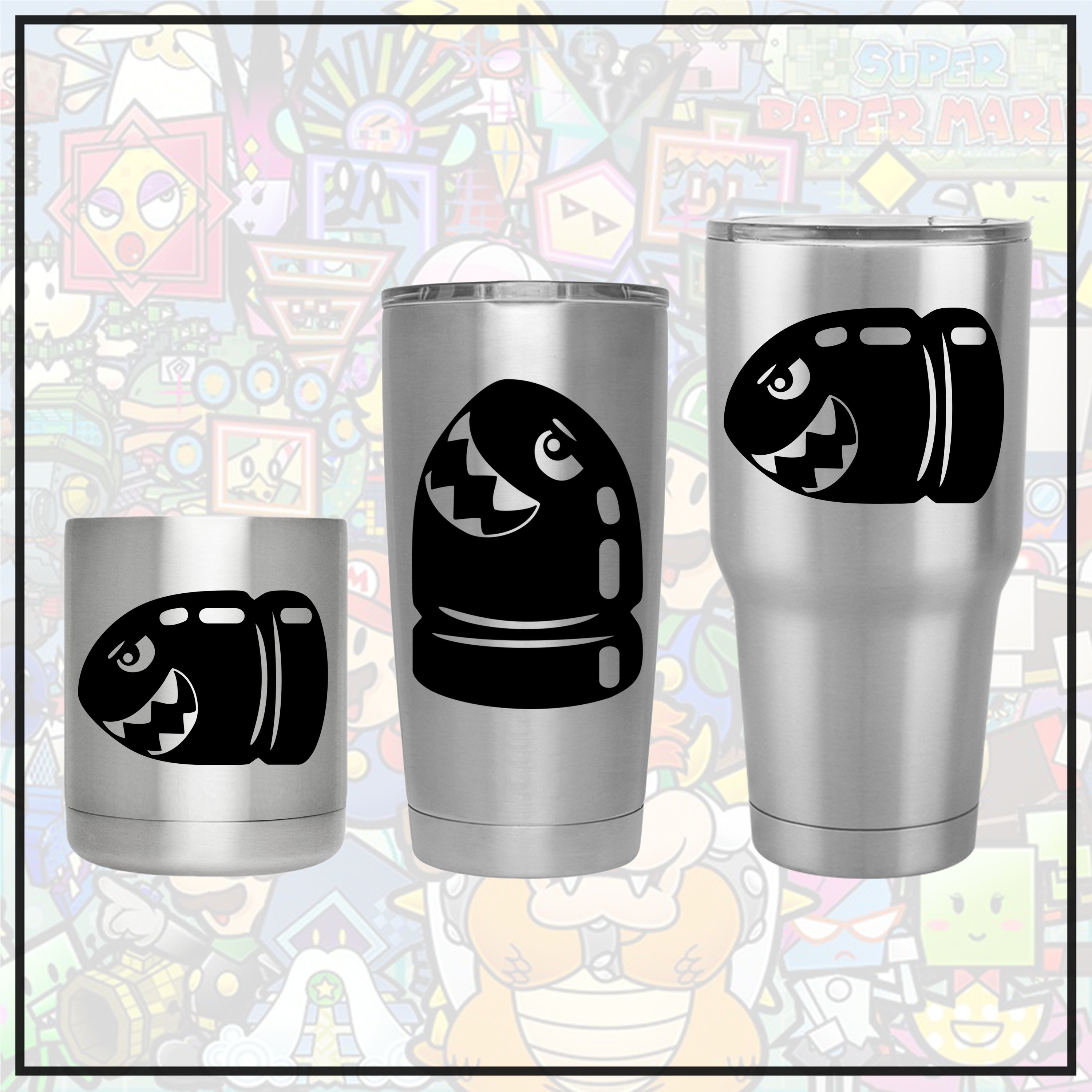 Super Mario Brothers Bullet Bill Decal | Sticker - Etsy