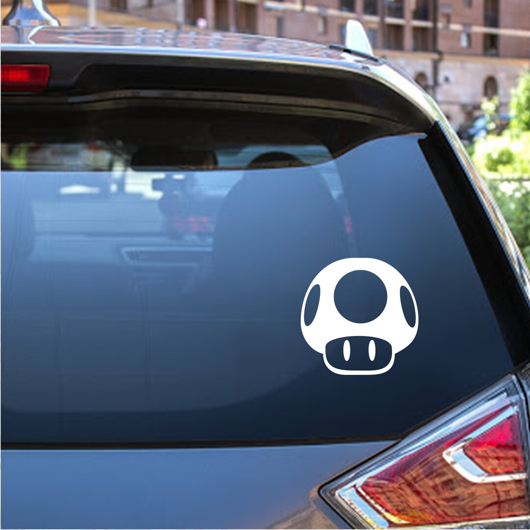 Nintendo Decal - Super Mario Brothers Design - 1 UP Mushroom - 16 ...