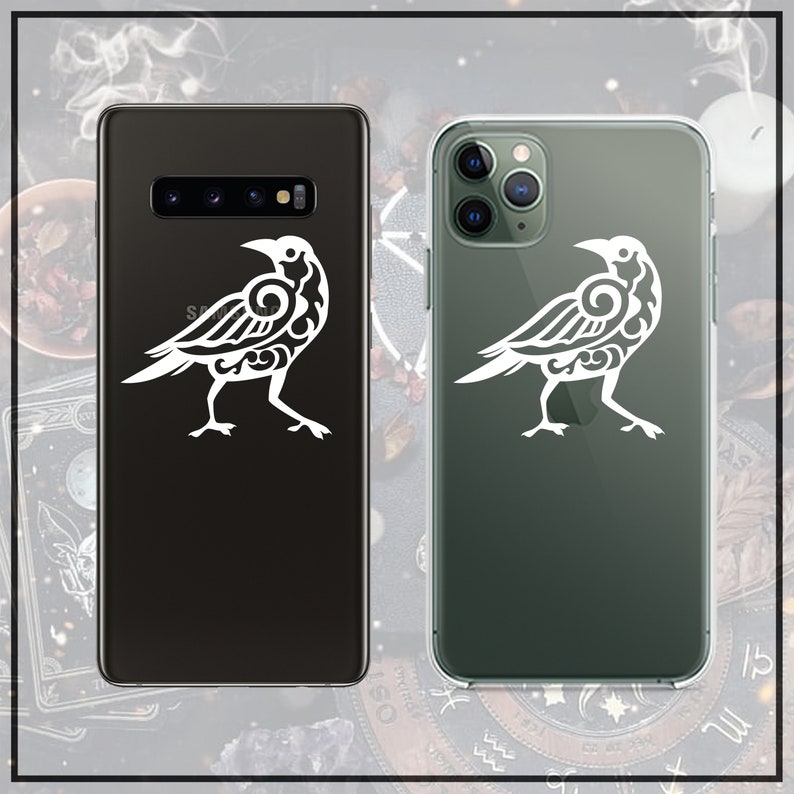 Celtic Crow Decal 18 Colors & Multiple Sizes | Etsy