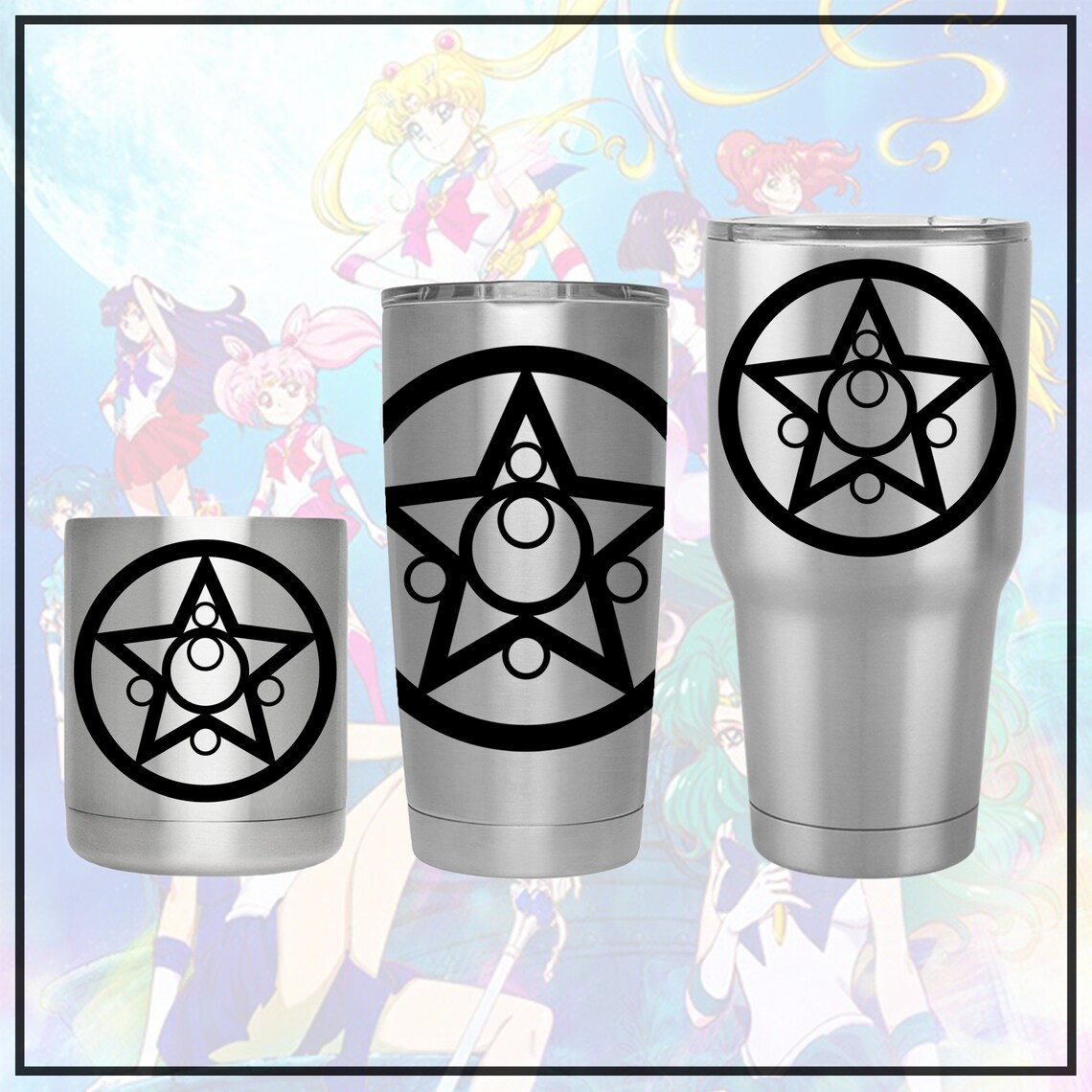 Sailor Moon Cosmic Heart Decal | Sticker - Etsy
