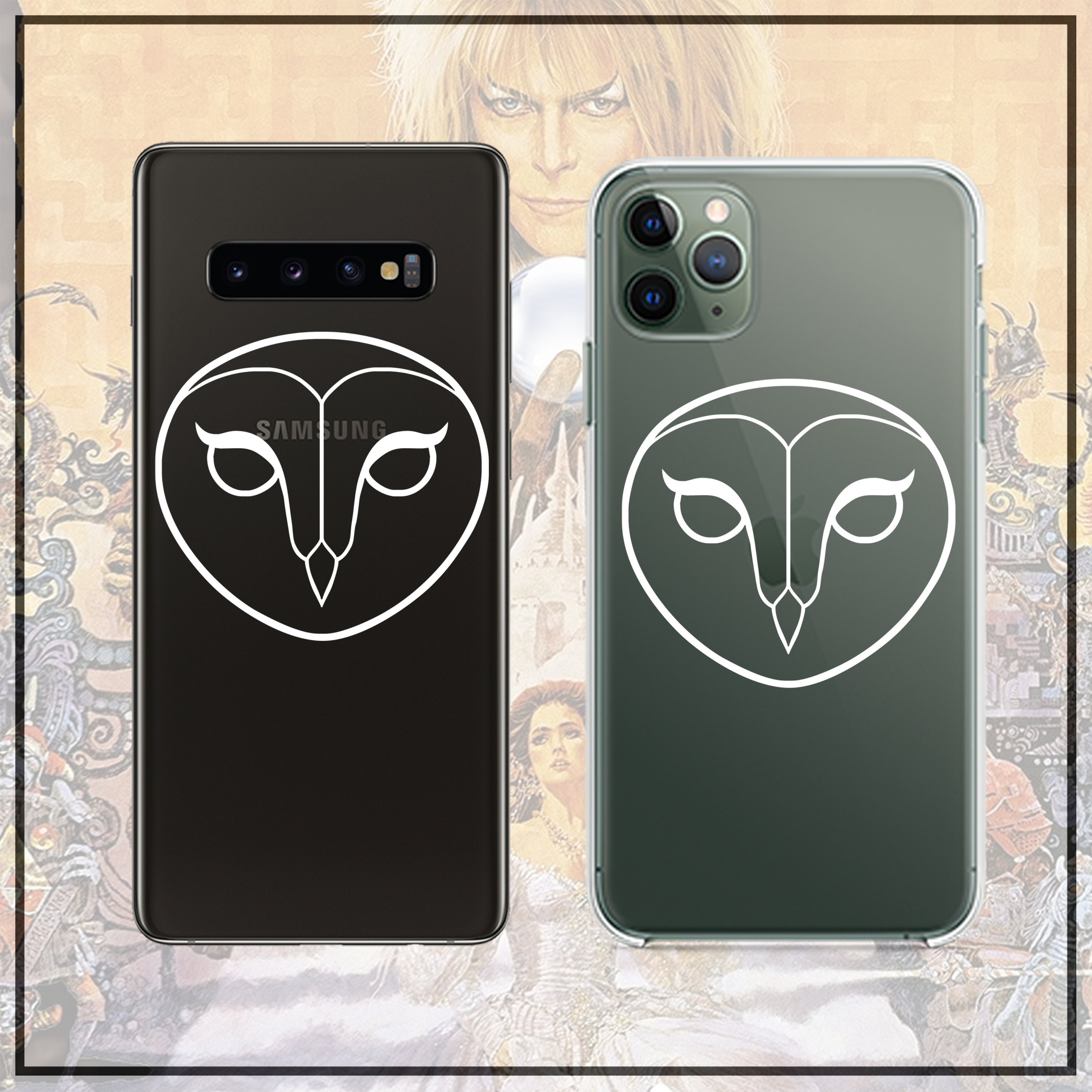 Labyrinth Jareth Owl Decal Sticker - Etsy