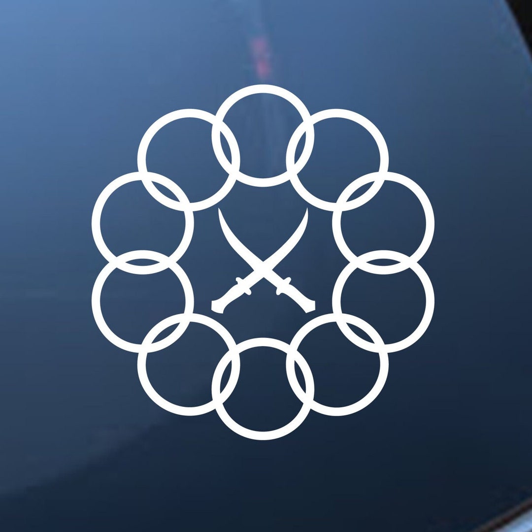 Shang-chi 10 Rings Logo Decal Sticker - Etsy