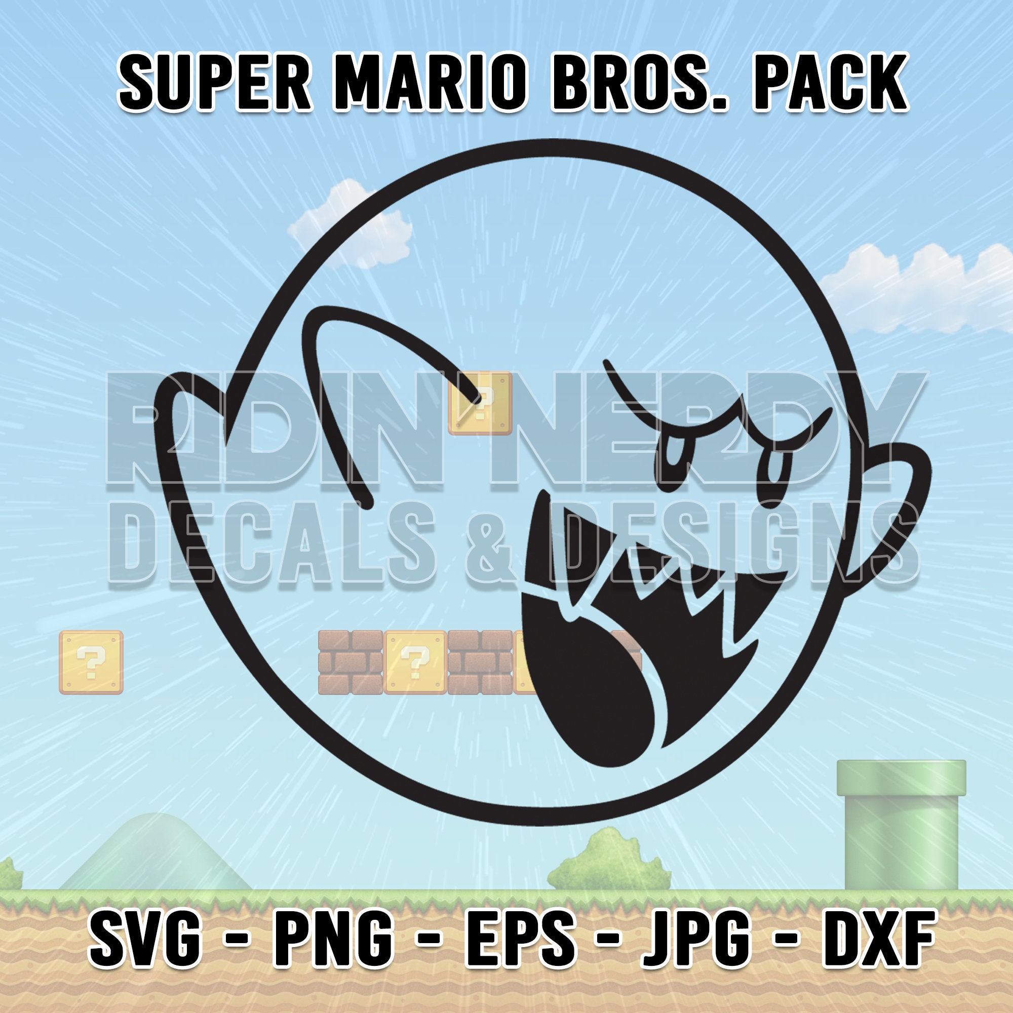 Super Mario Bros. Icons Digital Download Pack - Etsy