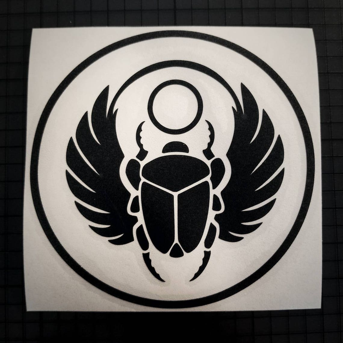 Egyptian Scarab Beetle Decal Sticker - Etsy