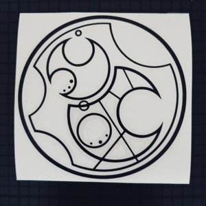 Bad Wolf Gallifreyan Doctor Who Decal | Sticker - Etsy