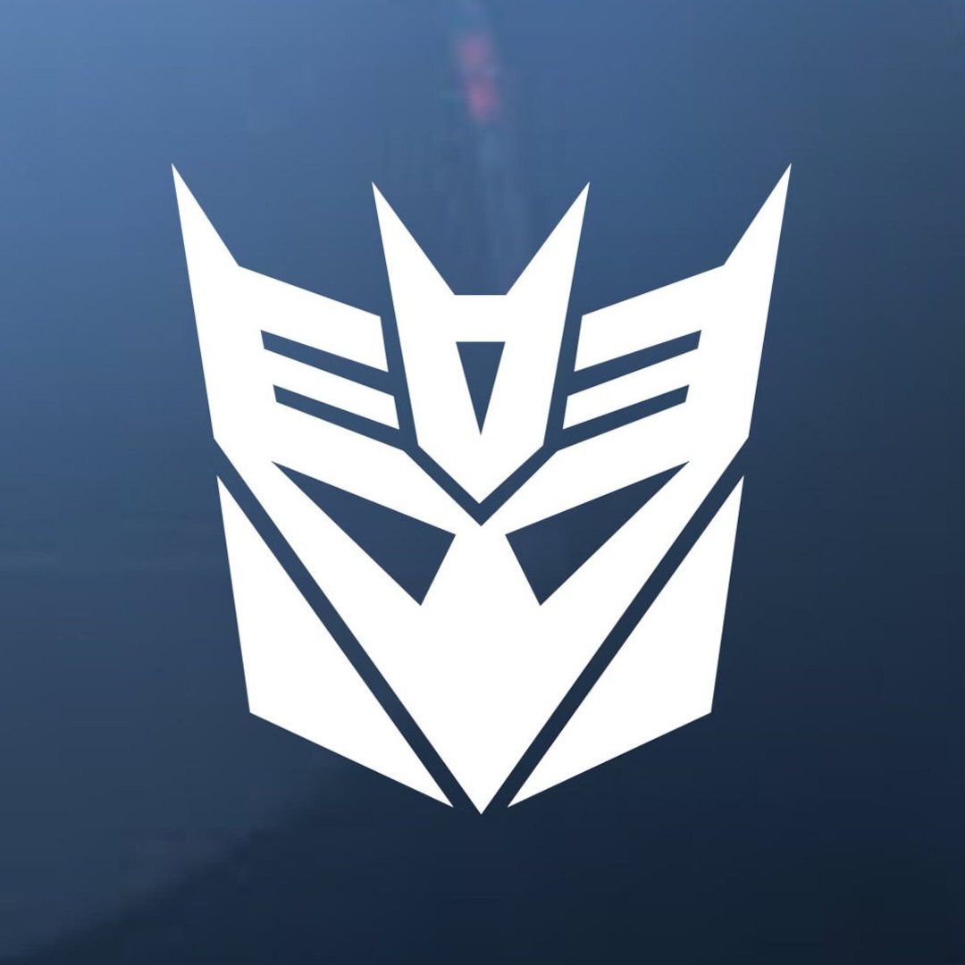 Transformers Decepticon Logo Outline