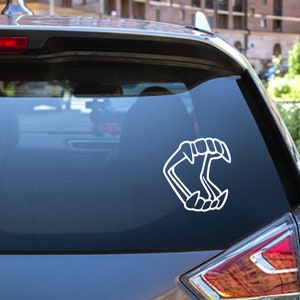 Vampire Teeth Decal | Sticker - Etsy