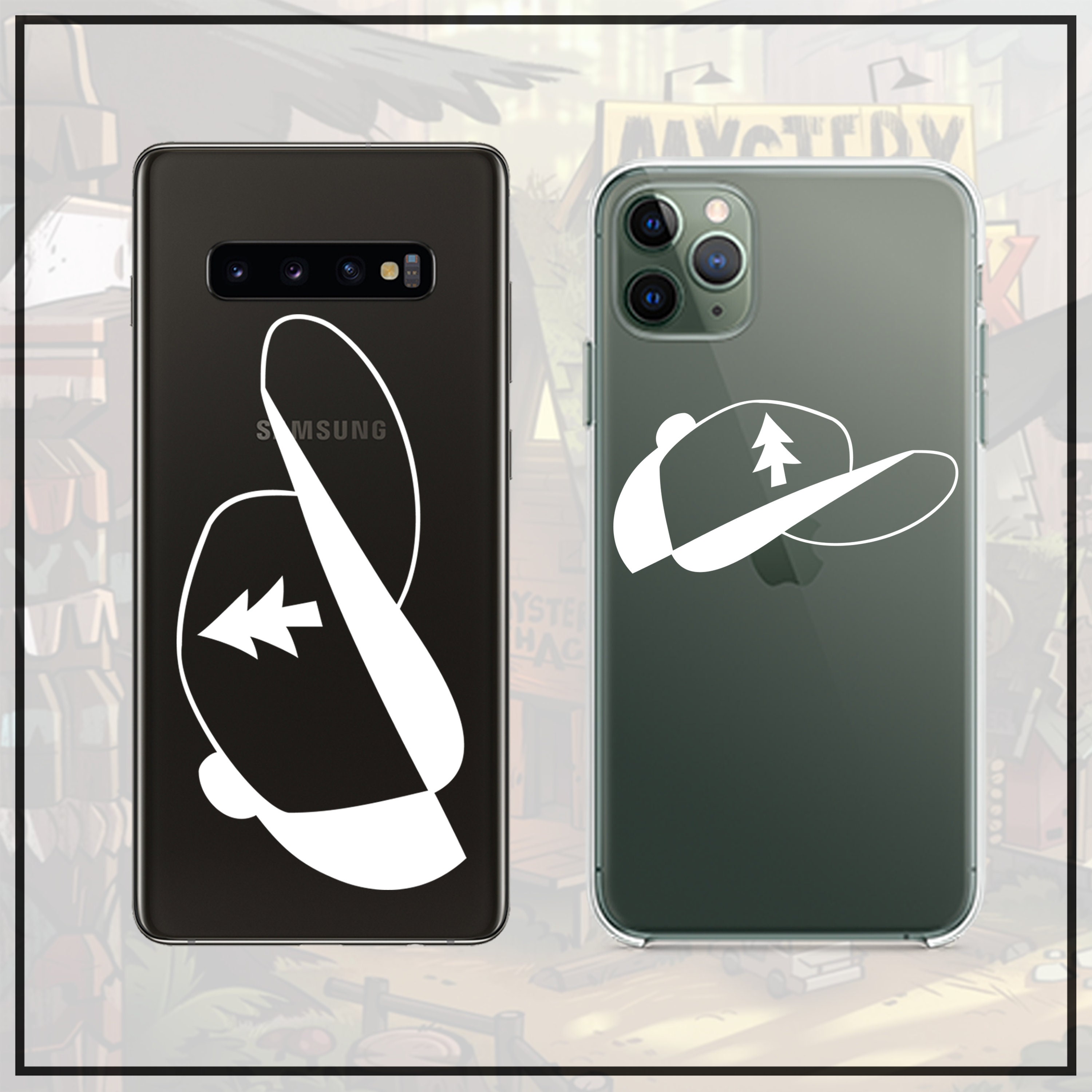 Gravity Falls Dippers Hat Decal Sticker | Etsy