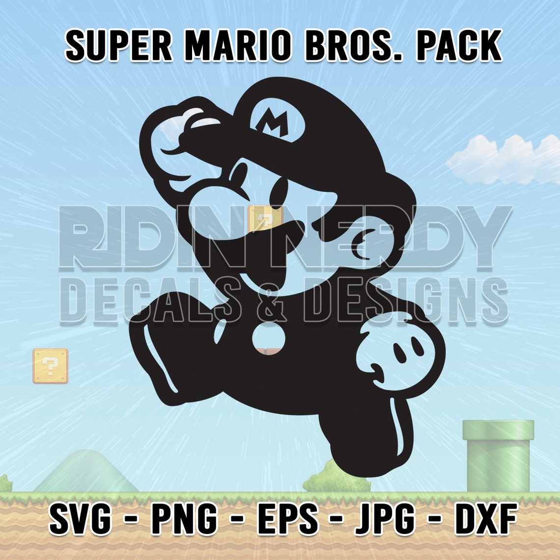 Super Mario Bros. Icons Digital Download Pack - Etsy