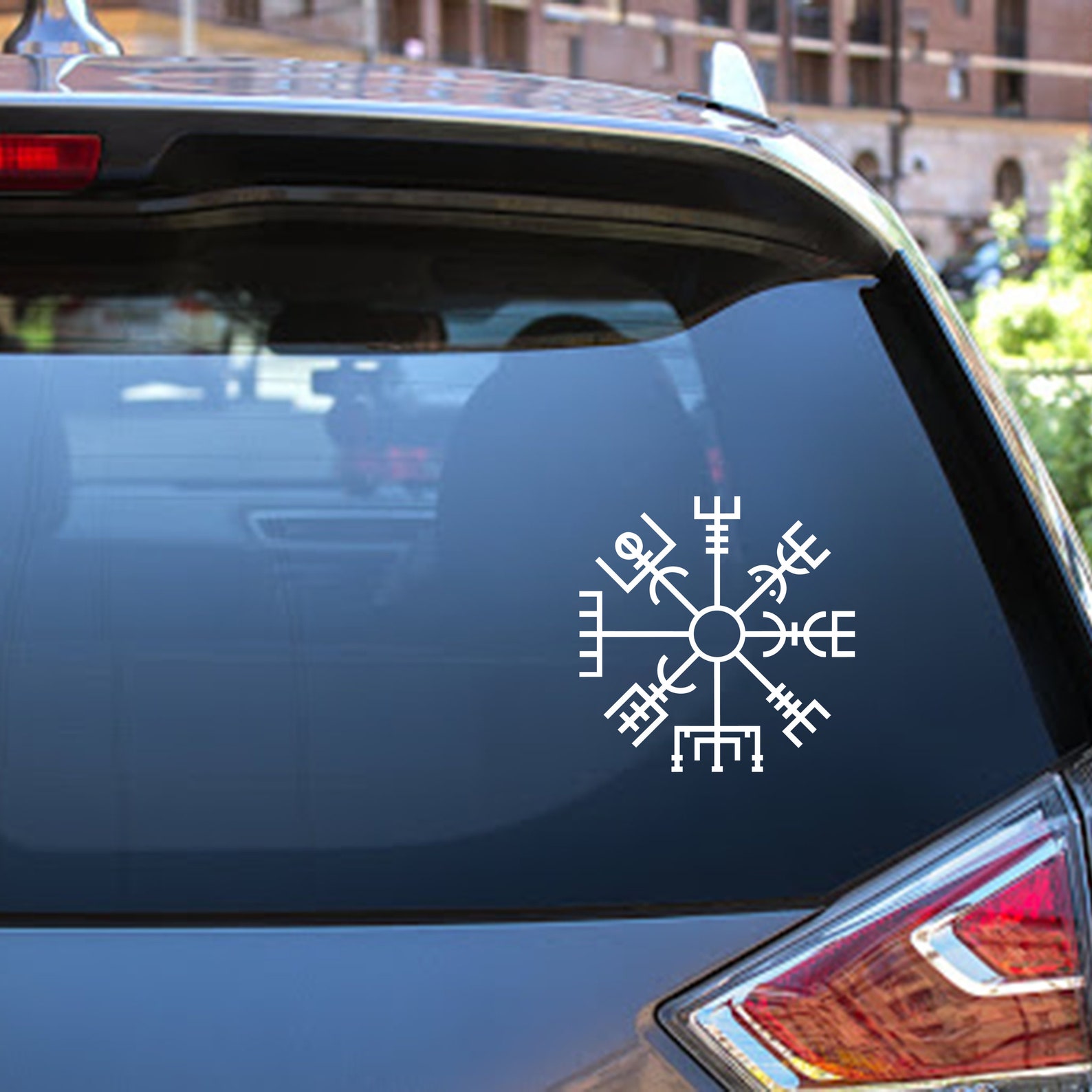 Vegvisir Viking Compass Decal Sticker | Etsy